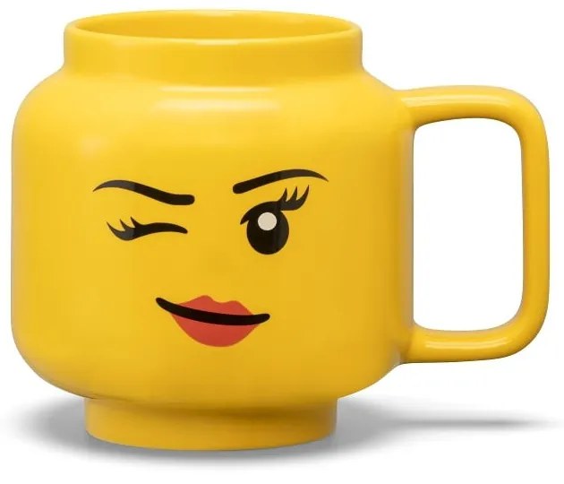 Žlutý keramický dětský hrnek 530 ml Head – LEGO®