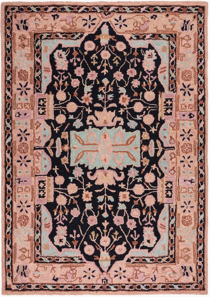 Ručně všívaný vlněný koberec's nízkým vlasem Blossom Traditional