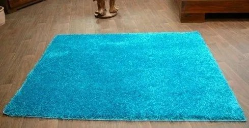 MAXMAX Kusový koberec SHAGGY – tyrkysový