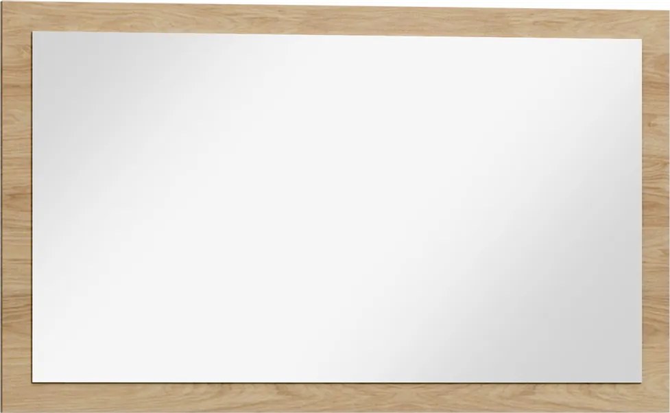 MEDIOLAN | zrcadlo M10 | 115x70 cm | natural hikora