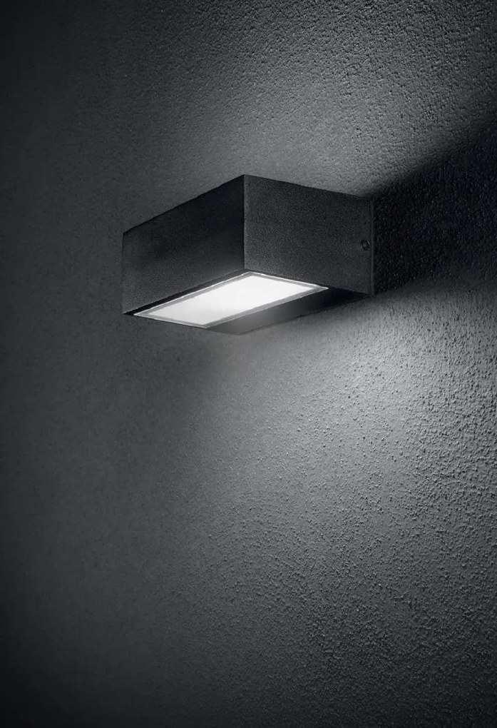 ILUX 115375 Venkovní nástěnné svítidlo Ideal Lux Twin AP1 nero 115375 černé - IDEALLUX
