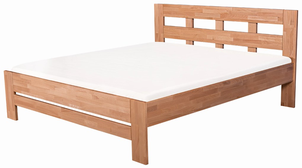 Masivní postel TAMARA - Solwo Design Materiál: Dub Cink, Barevne provedení: Olej odstín 104/204, Specifikace: 240x200