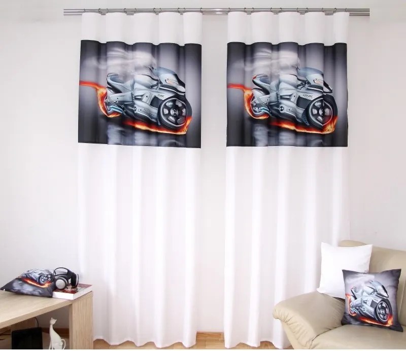 3D dekorační závěs 132 MOTORKA 1x160x250 cm MyBestHome