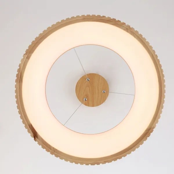 Brilagi - LED Lustr na lanku FALCON WOOD MODERN LED/30W/230V pr. 45 cm dřevo