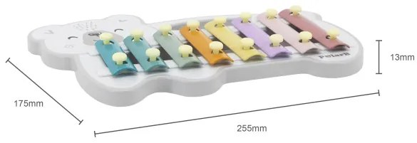 Dřevěný xylofon pro děti Viga 44026 PolarB Medvídek