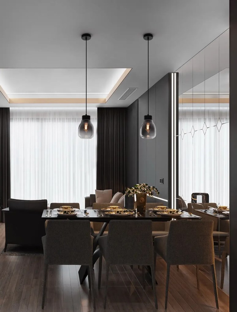 Designový lustr Blaku A