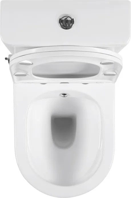 Erga Tina, WC kombi mísa 620x365x820 mm, Rimless + funkce bidetu + toaletní sedátko, bílá lesklá, ERG-V03-TINA-RIM-BID-WH