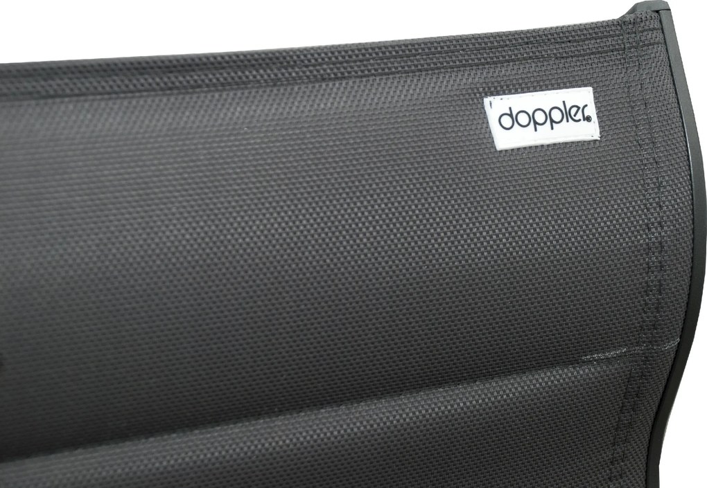 Doppler MIAMI šedé - zahradní hliníkové stohovatelné křeslo - Rozbalené zboží (N618)