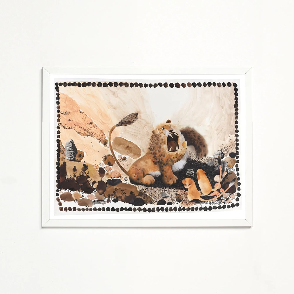 Filip Pošivač | Lvi Rám: Černý, Velikost: 20 x 30 cm