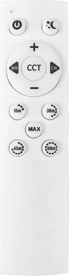 LED Stm. stropní svítidlo SM. GALAXY M. LED/24W/230V pr. 55 cm černá/zlatá + DO
