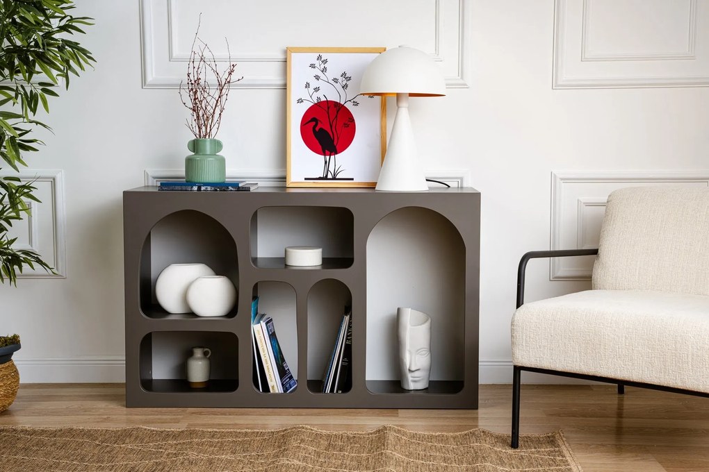 Kalune design Konzolový stolek LIVA antracitový
