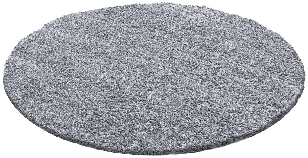 Ayyildiz koberce Kusový koberec Life Shaggy 1500 light grey kruh - 160x160 (průměr) kruh cm