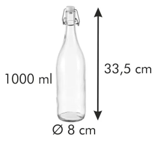 TESCOMA Láhev s klipem TESCOMA DELLA CASA 1000 ml