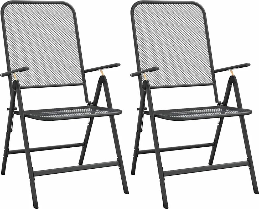 3dílný zahradní jídelní set tahokov antracitový 3084709