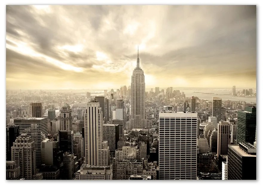 Wallmuralia Foto obraz fotografie na skle Manhattan New York 100x70 cm