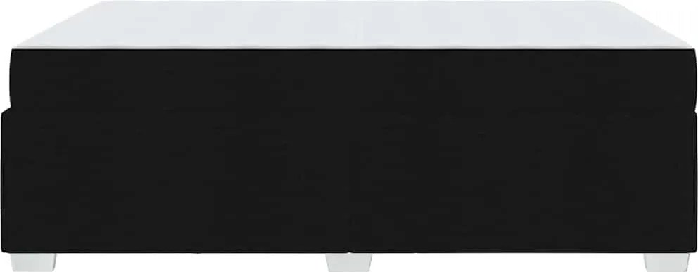Rám postele s matrací Černá 140 x 200 cm textil 3399189