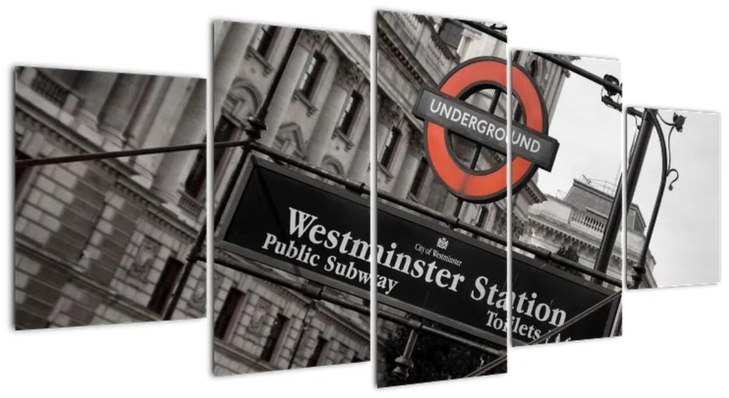 Stanice londýnského metra - obraz