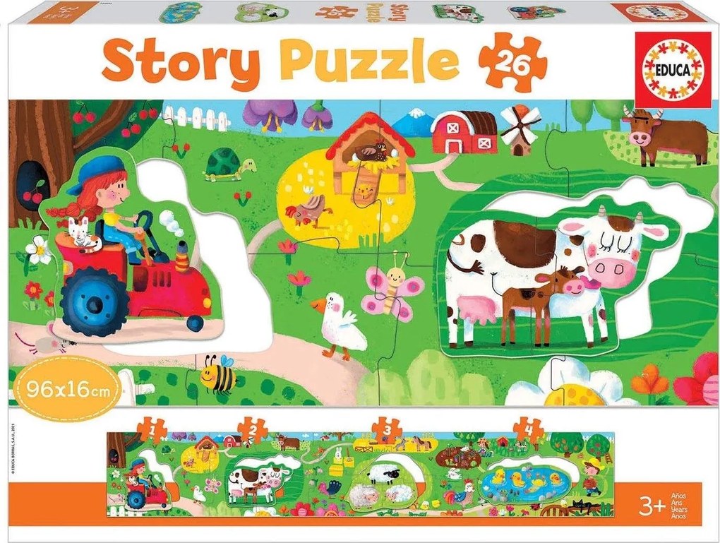 Puzzle educa story puzzle farma 26 dílků