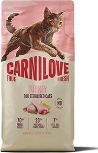 Carnilove True Fresh - granule pro kočky Carnilove Cat True Fresh Dry Turkey Steril.Ad.AB 6kg