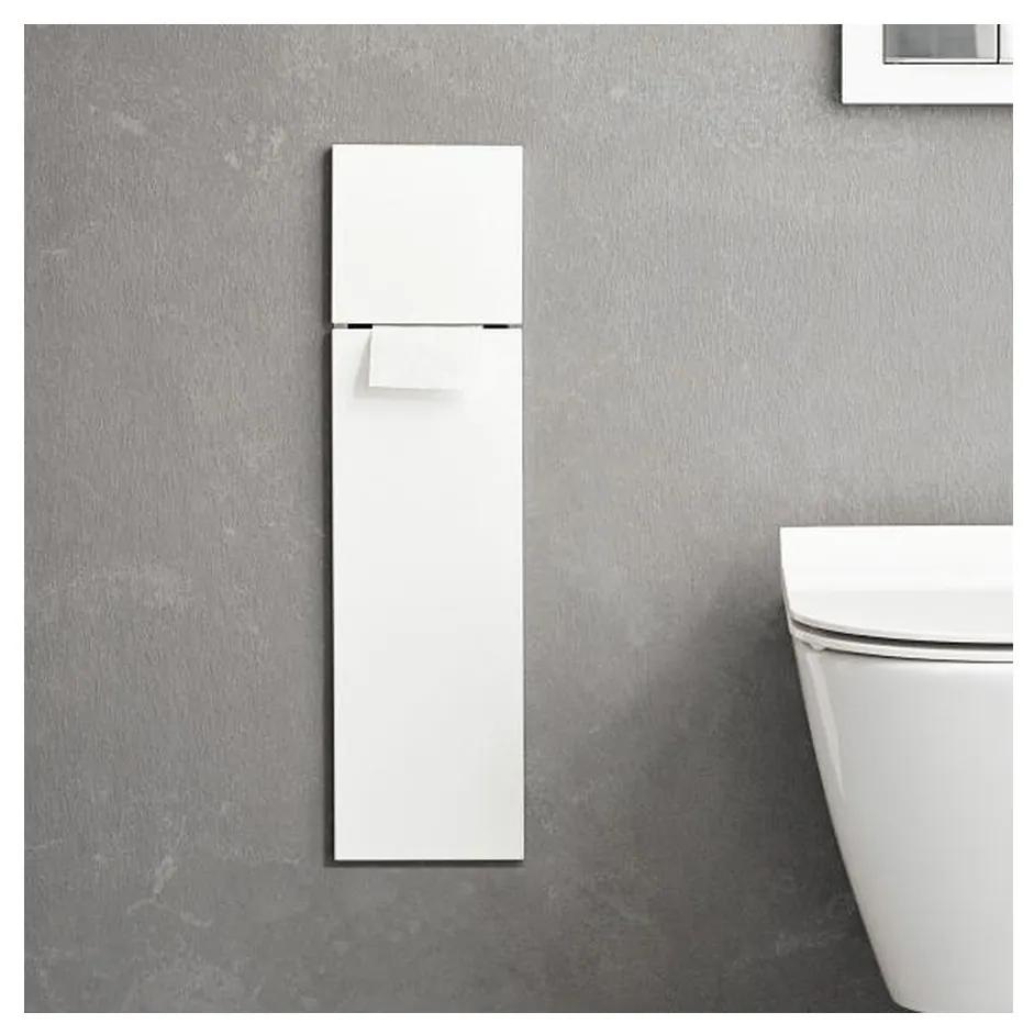Emco Asis - WC modul vestavný, 600x150mm, panty vlevo, matná bílá 975551302