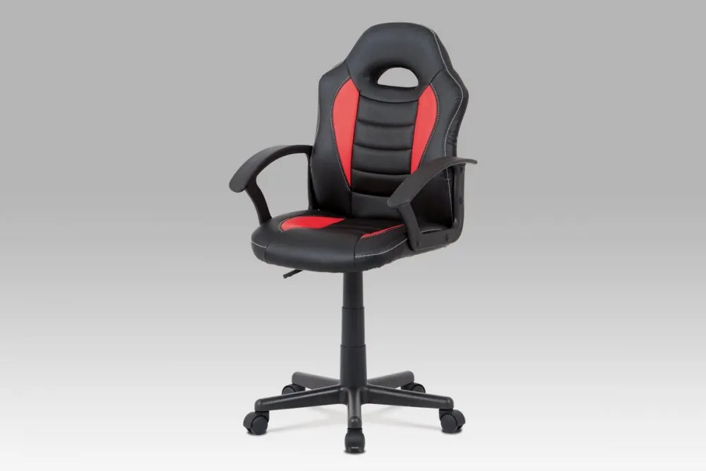 Kancelářská židle KA-V107 RED červená / černá Autronic