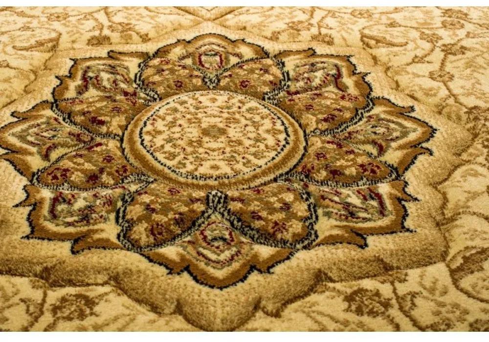 Kusový koberec klasický vzor 2 béžový 150x295cm