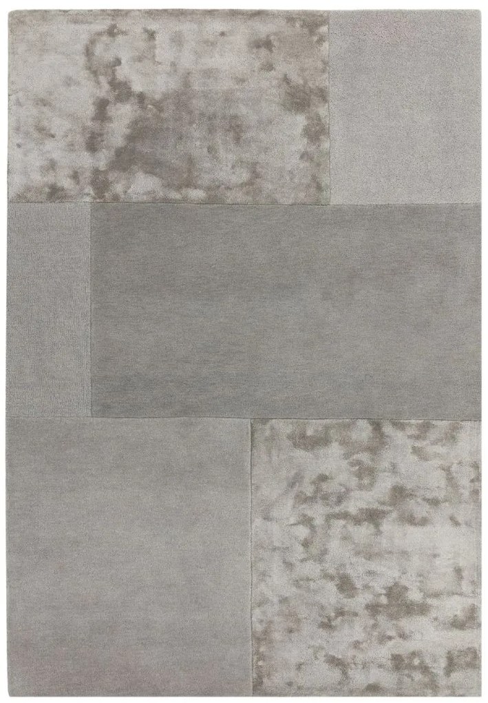 Šedý koberec Kitkat Silver Rozměry: 120x170 cm