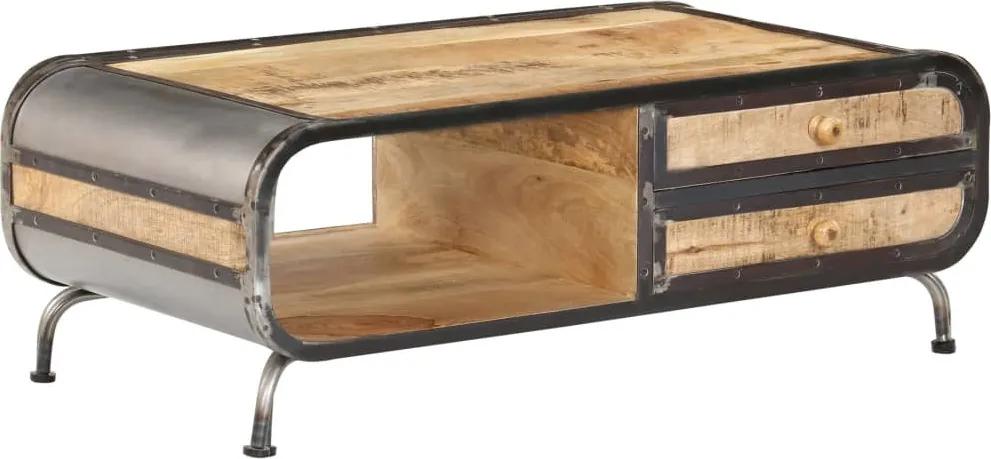 vidaXL Konferenční stolek 100 x 50 x 35 cm masivní mangovníkové dřevo [247804]