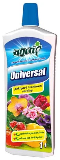 Hnojivo pro pokojové a venkovní rostliny AGRO Universal 1l