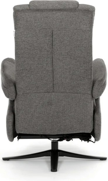 Polohovací křeslo šedé, elektrické TV-C5590 GREY2