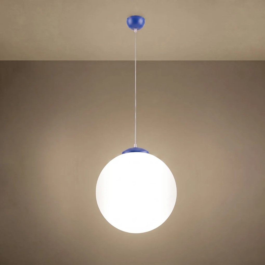 Sollux Lighting Závěsné svítidlo UGO 40 ultramarín