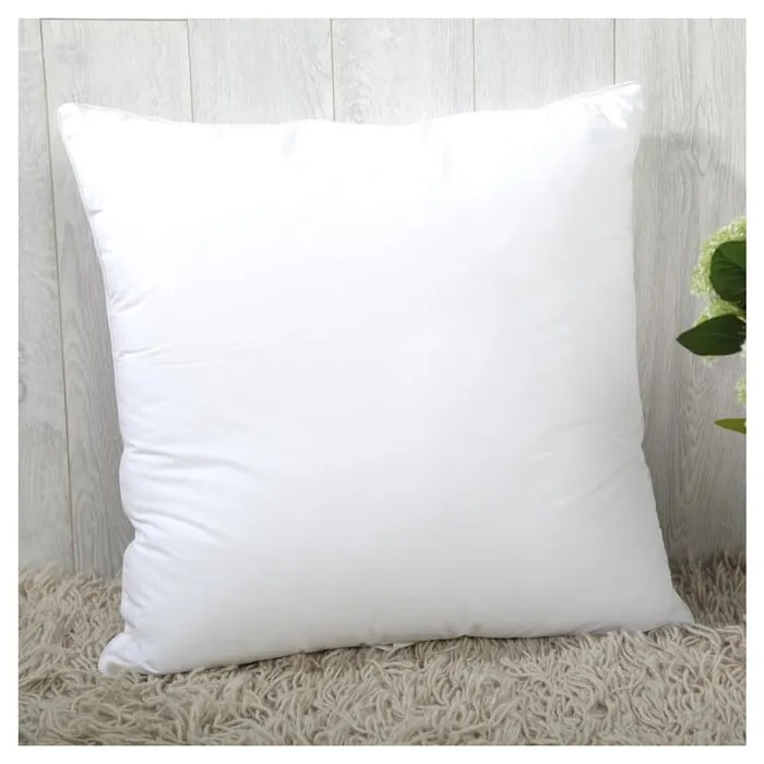 Bílá výplň do polštáře s příměsí bavlny Minimalist Cushion Covers, 55 x 55 cm