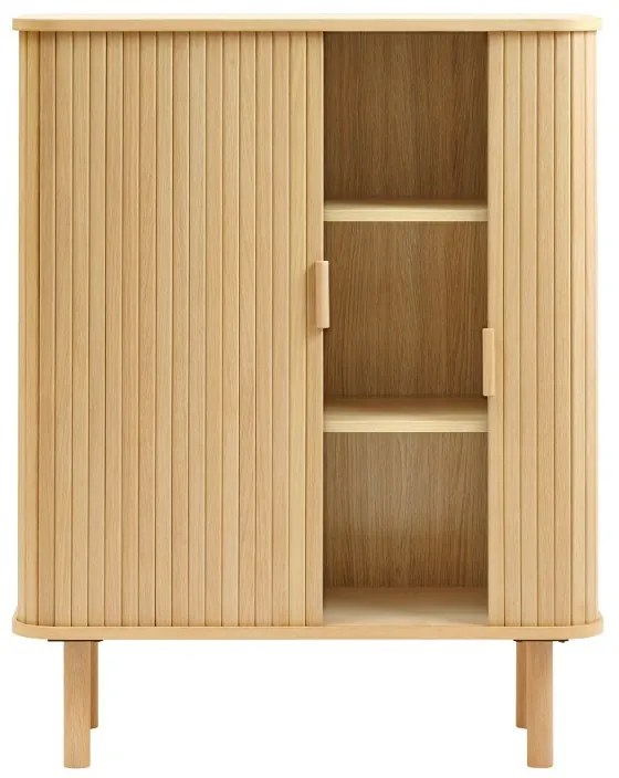 Designová skříňka Parveen 113 cm přírodní dub
