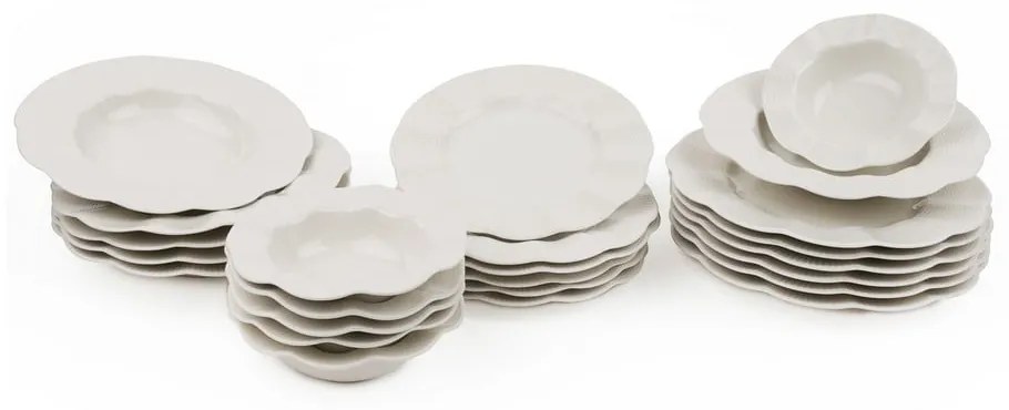 24dílná sada porcelánového nádobí Kutahya Viktor