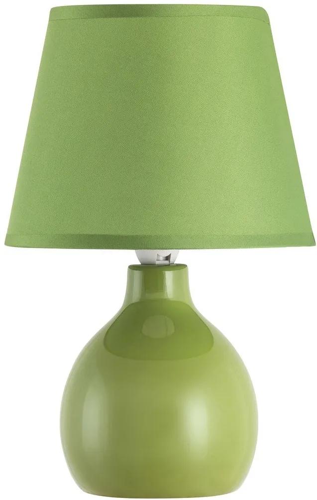 RABALUX 4477 Ingrid textilní lampička E14 1x40W zelené