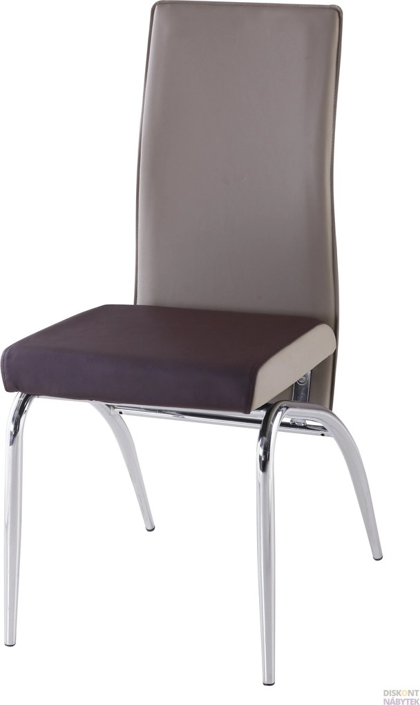Jídelní židle F106 béžovohnědá