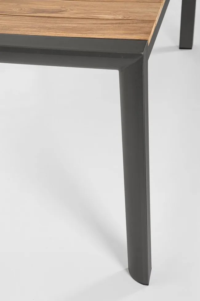 BIZZOTTO Zahradní stůl CAMERON 180x90 cm antracit
