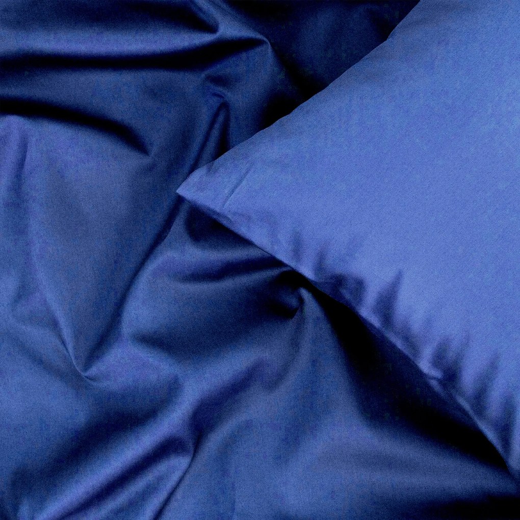 Saténový povlak na polštář Royal - dark blue Velikost: 70 x 90