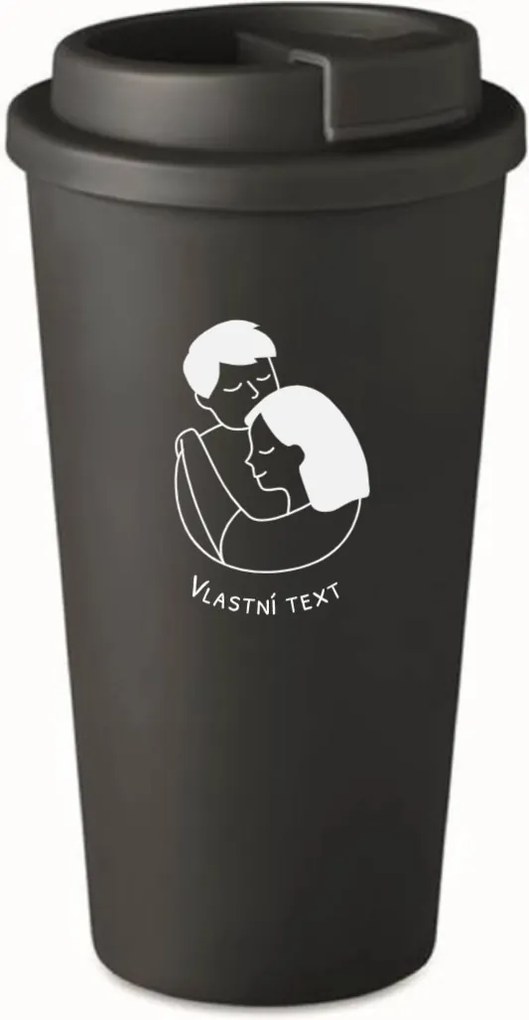 Personalizovaný cestovní termohrnek - pár v objetí