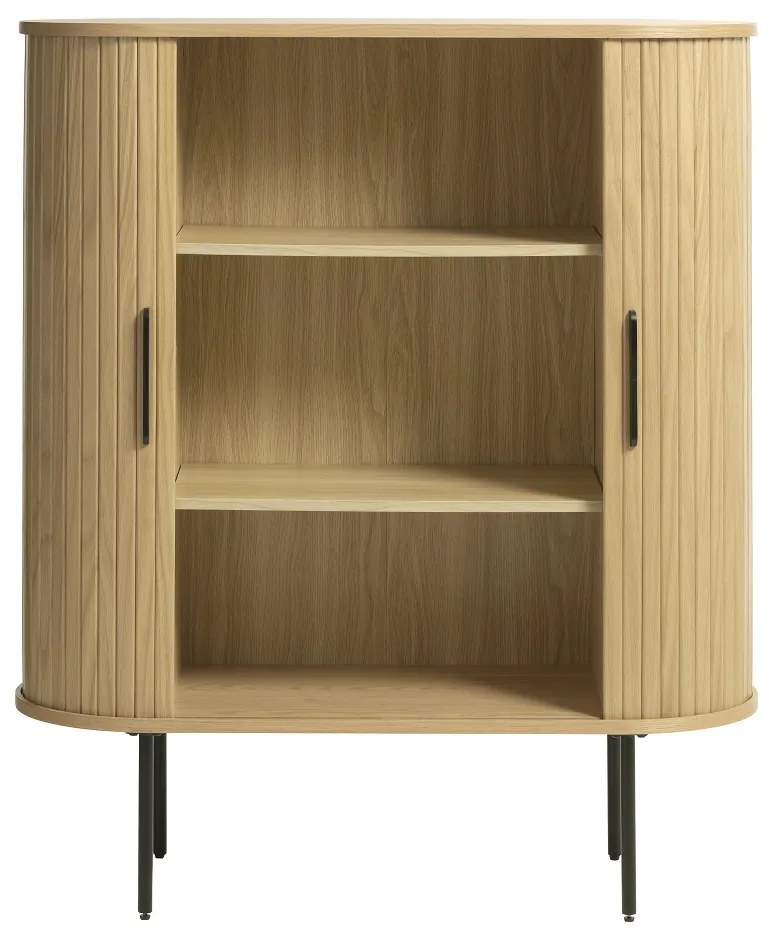 Designová skříňka Vasiliy 118 cm přírodní dub