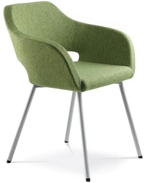 LD SEATING - Křeslo POLO+ PO s čtyřnohou kovovou podnoží