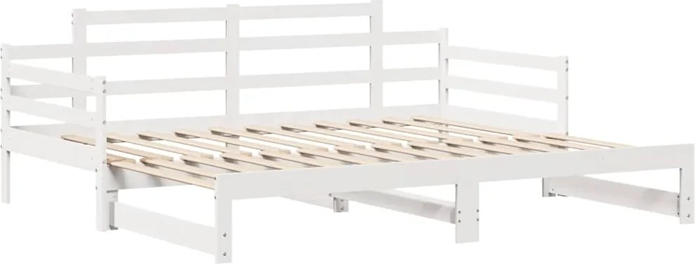 Válenda s přistýlkou a zásuvkami bez matrace bílá 80x200 cm 3302240