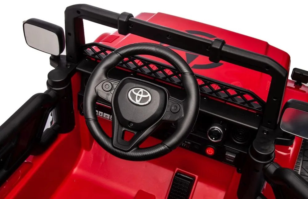 Elektrické autíčko Toyota FJ 4x4 červené