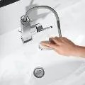 Grohe Plus - Umyvadlová baterie L, s výpustí Push-Open a výsuvnou koncovkou, chrom 23844003