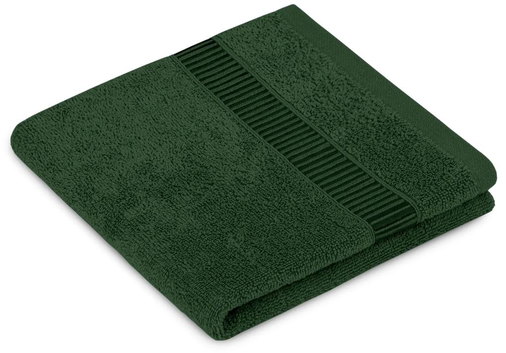 Sada bavlněných ručníků Světle a tmavě zelená MADDY