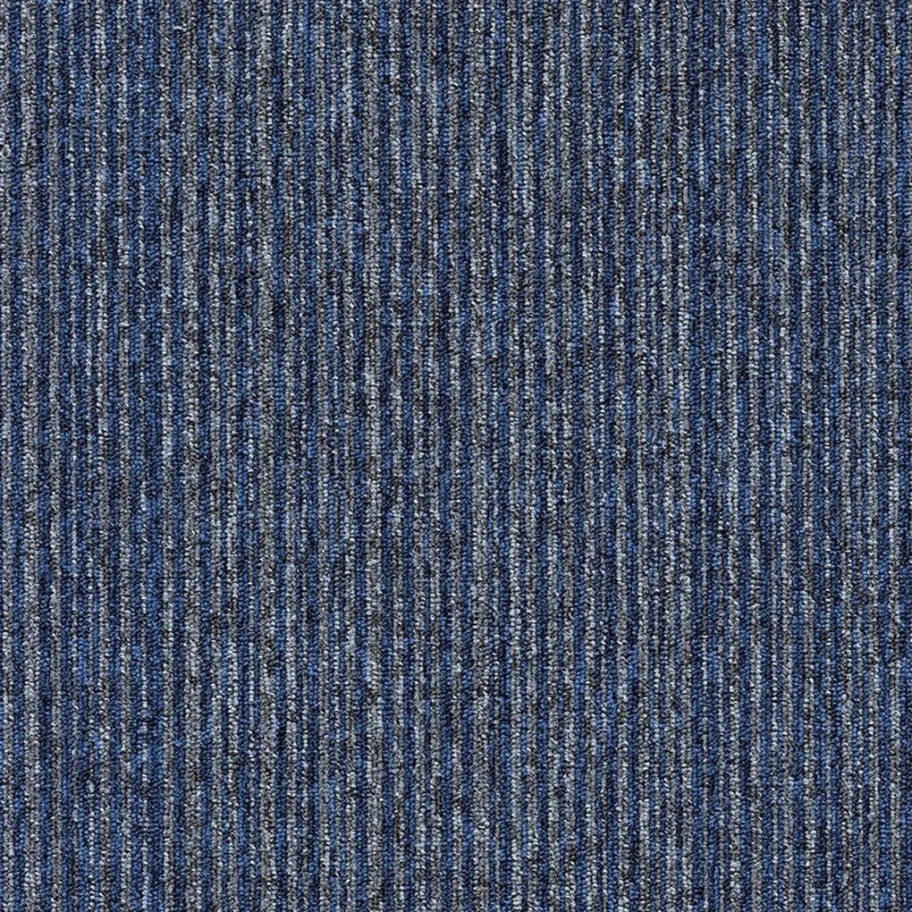Tapibel, Kobercový čtverec Coral Lines 60360-50 modro-šedý 50 x 50 cm, chodba / předsíň