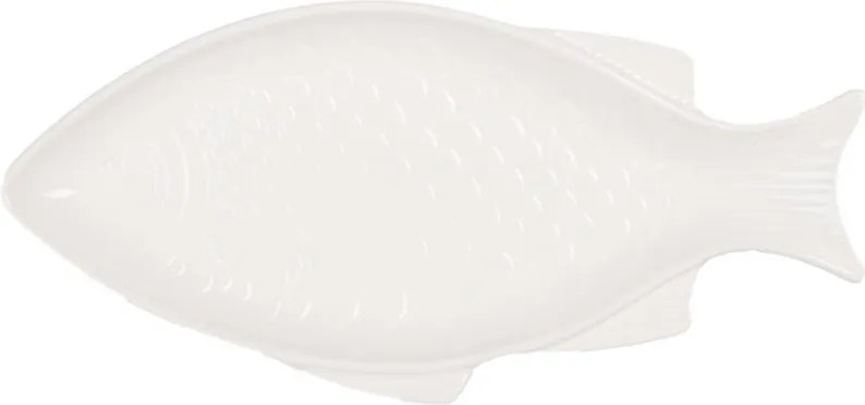 Bílá miska / talíř ve tvaru ryby Fish Bowl S - 24*11*2 cm / 100 ml