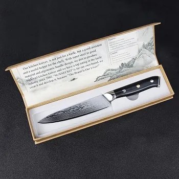 Kuchyňský víceúčelový nůž 5" Sunnecko, 73 vrstev damaškové oceli