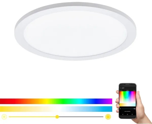 Eglo 97958 - LED RGBW Stropní svítidlo SARSINA-C LED/16W/230V + dálkové ovládání