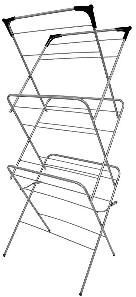 Erga Model 150, 3-patrový sušák prádla 59,5x52,2x130,5 cm, bílá, ERG-SEP-10STWIE000A02